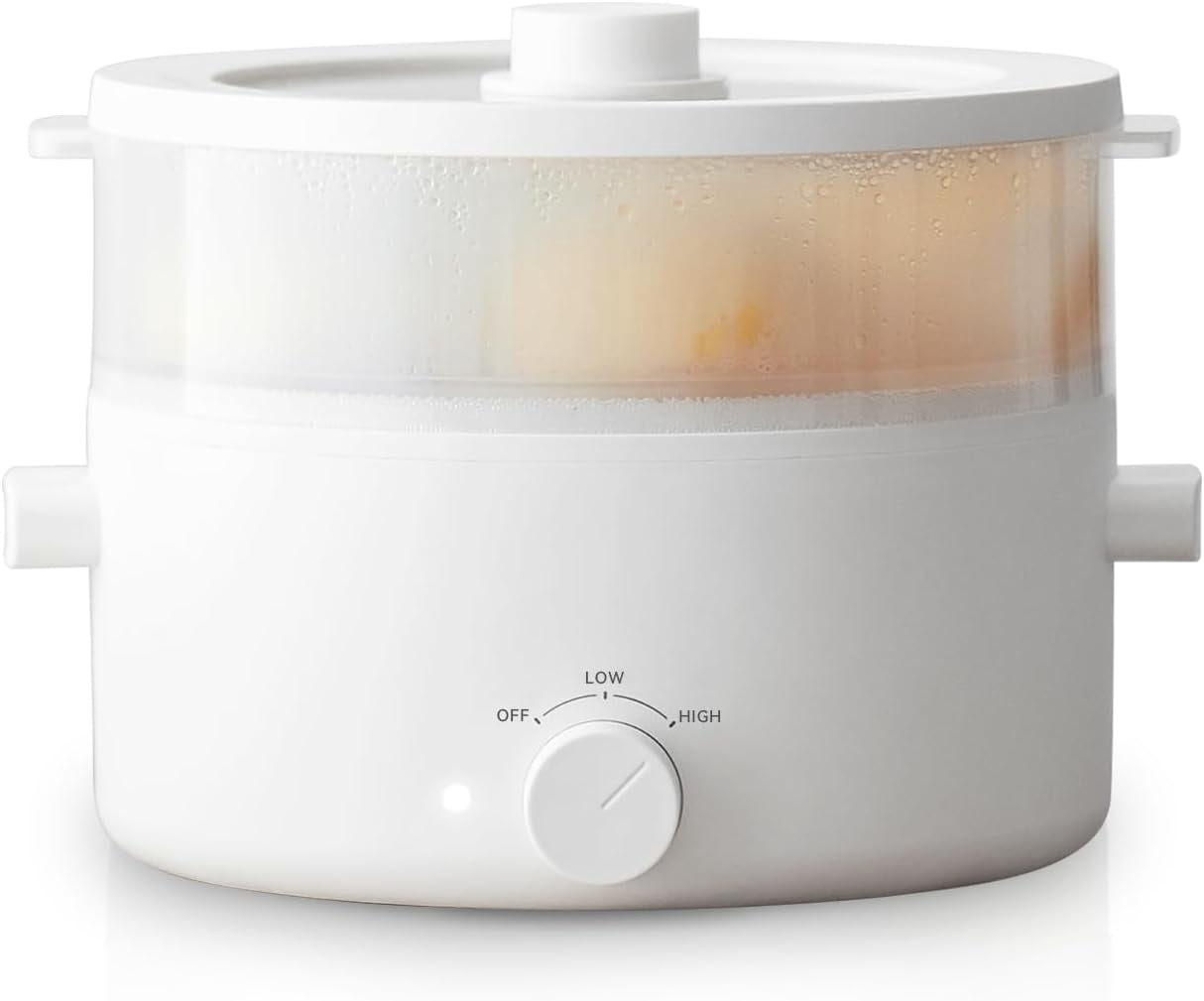 Hot Pot Electric,2L Ceramic Glaze Non-stick Pan, Portable Hot Pot with ...