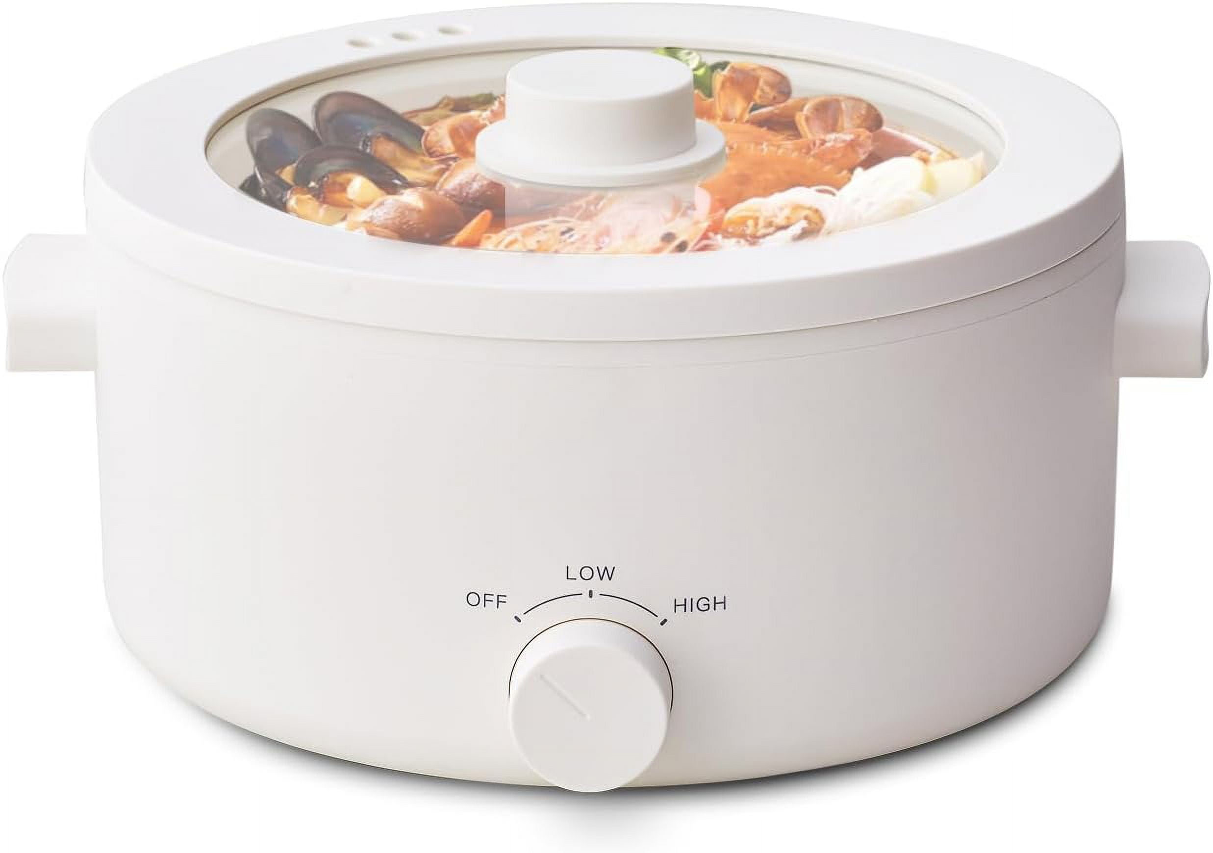Hot Pot Electric, 3L Portable Electric Pot with Ceramic Non-stick ...