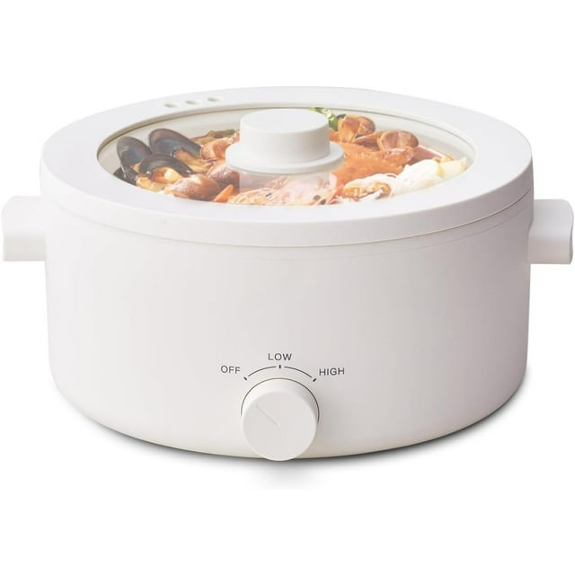 Hot Pot Electric, 3L Portable Electric Pot with Ceramic Non-stick ...