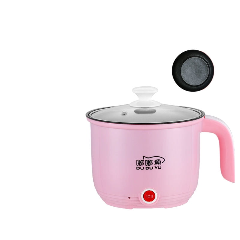 Hot Pot Electric With Steamer,Rapid Ramen Cooker,1.8L Mini Portable ...