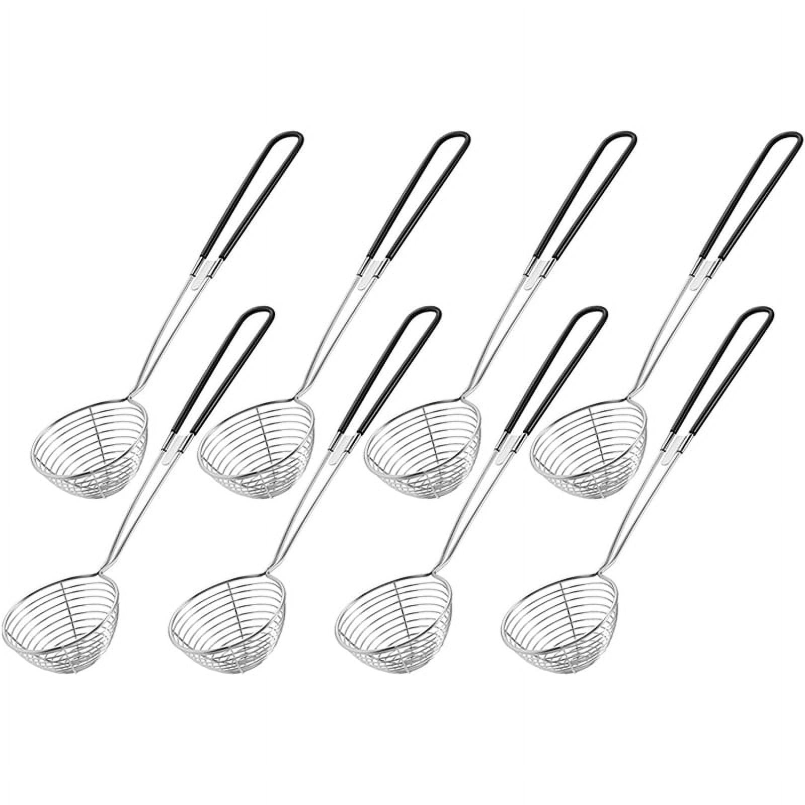 Hot Pot Strainer Scoops, Stainless Steel Spoons Mini Mesh Skimmer Spoon ...