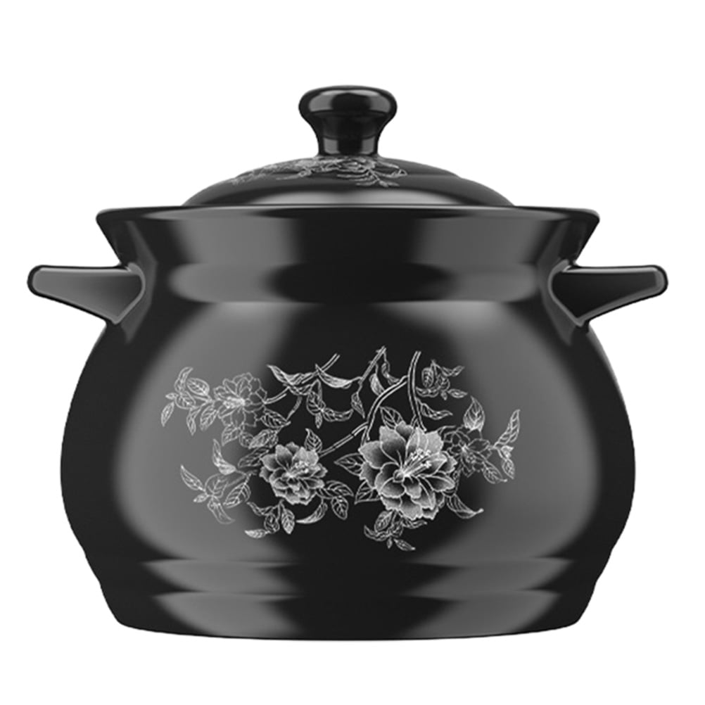 MOKKHNB Deep Pot For Cooking Cooking Pot Ceramic 1 Pc Scald Proof ...