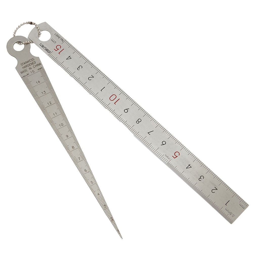 Hot Practical Quality Ruler 16X1.2Cm 2 In1 6.29X0.47 Inch Depth Ruler ...