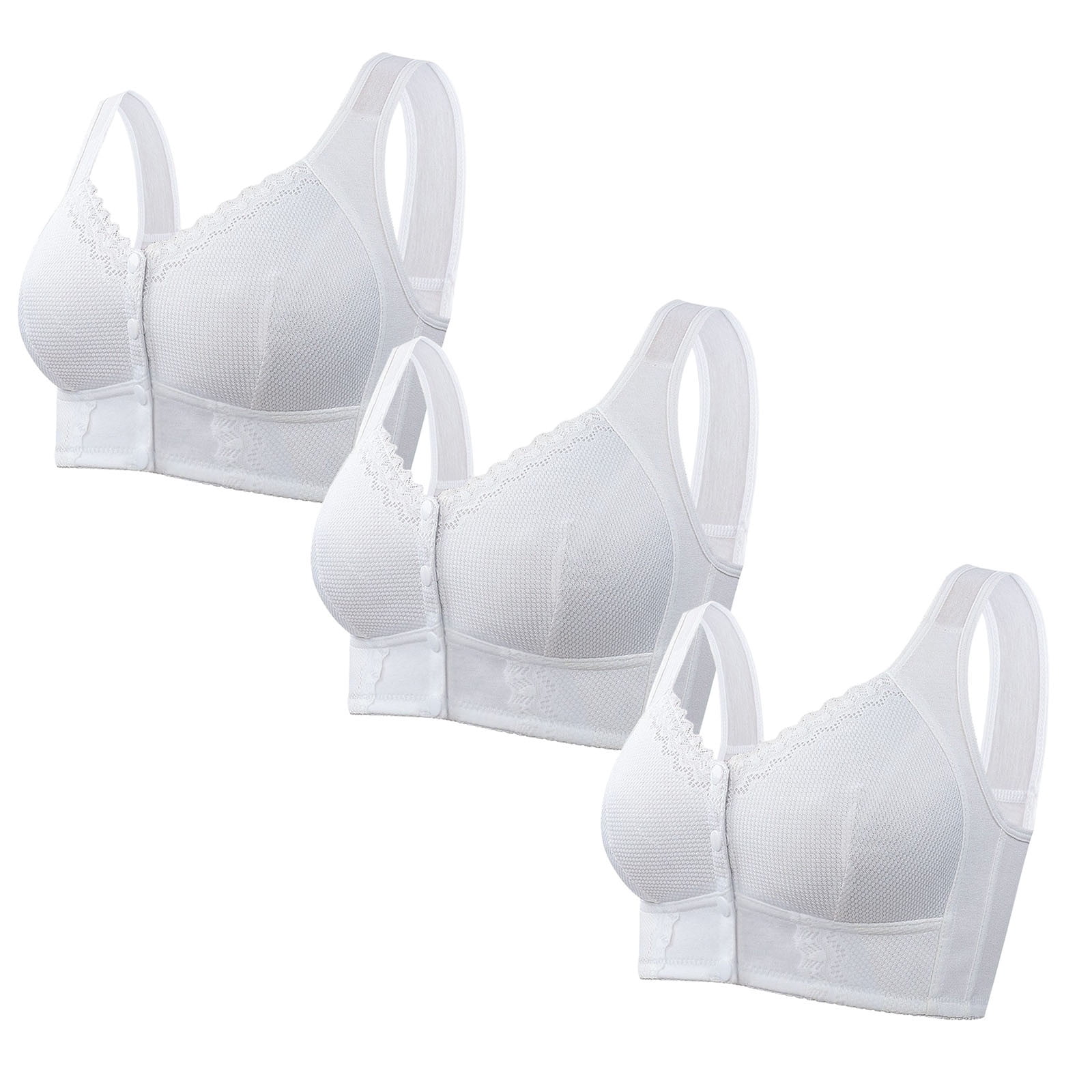 Hot Price: Everyday Bras, Sujetador de Mujer, 3PC Women's No-Wire Bra ...
