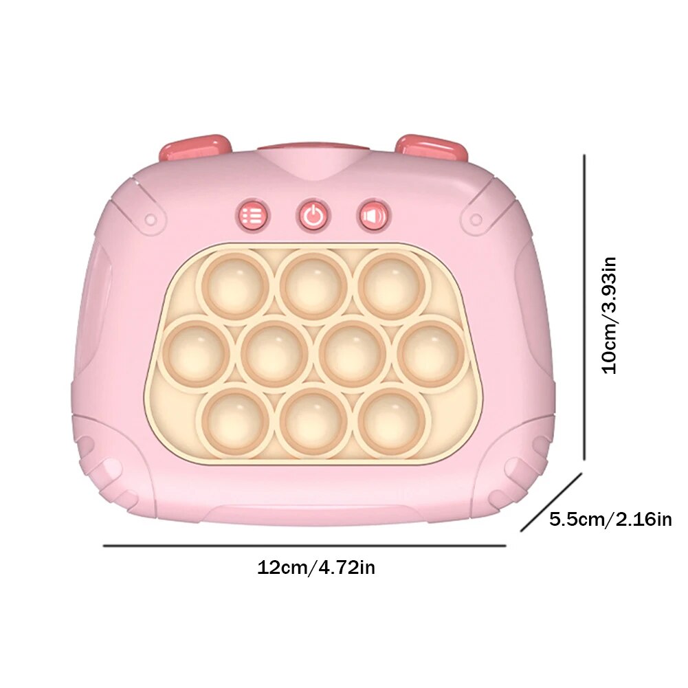 Hot Push Bubble Fidget Sensory Toys Whack A Mole Music Quick Press ...