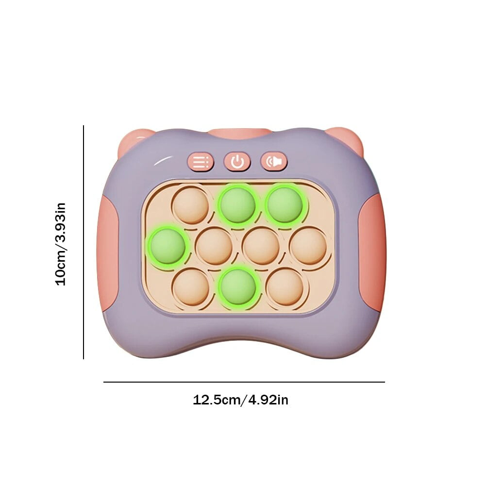 Hot Push Bubble Fidget Sensory Toys Whack A Mole Music Quick Press ...