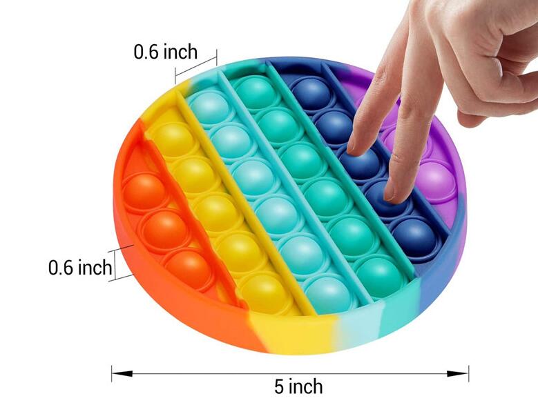 Hot Push Bubble Fidget Toys Sensory Autism Special Needs Stress ...