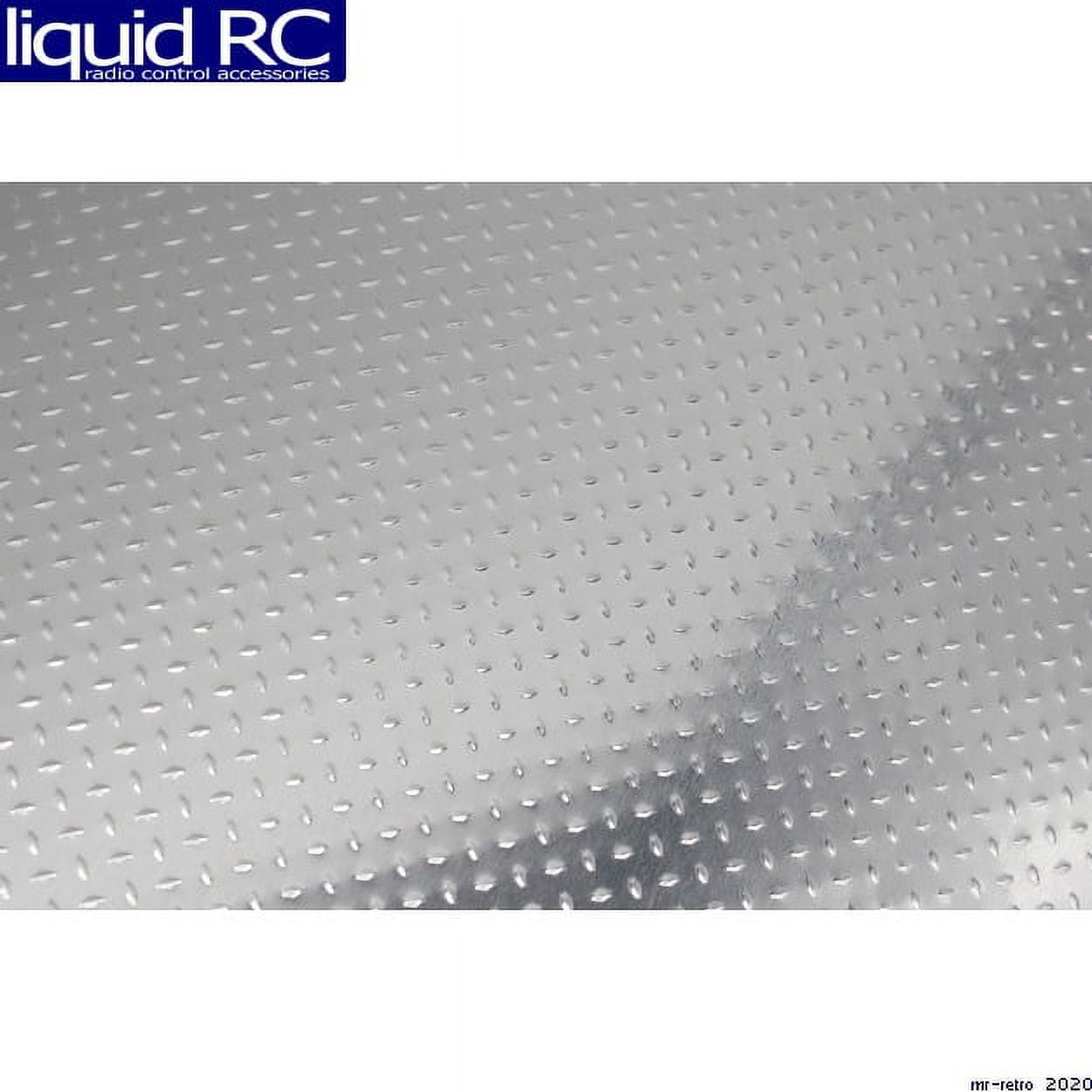 Hot Racing ACC1808TP 1/10 Scale 0.5mm Aluminum Silver Diamond Plate (2 ...