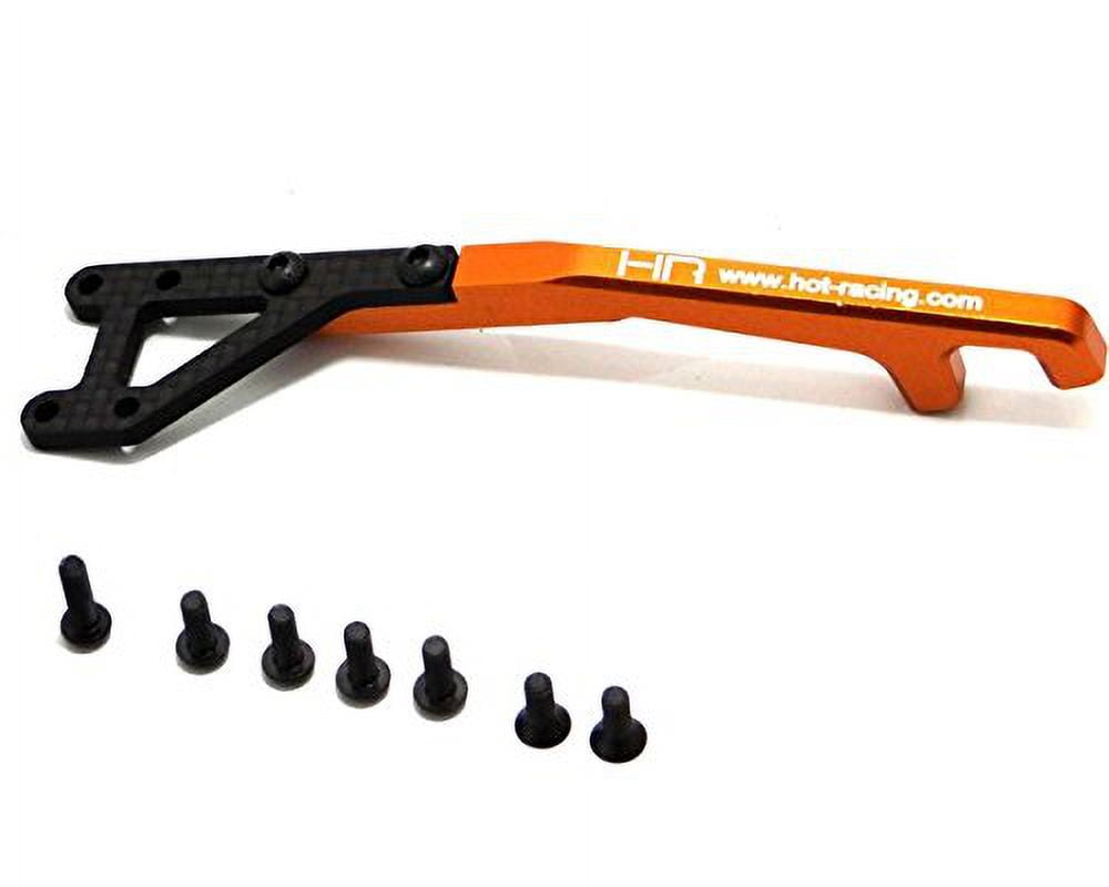 Hot Racing AEX13GX03 Carbon Fiber and Aluminum Rear Chassis Brace ...