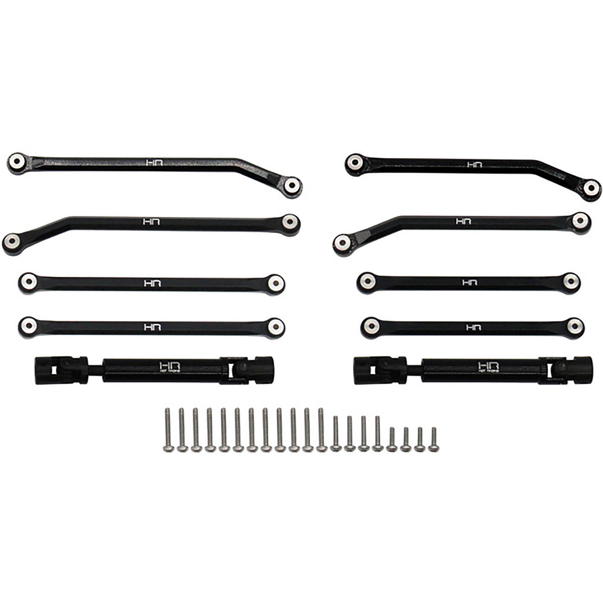 Hot Racing Aluminum 8 Link Drive Set for 155mm LCG Scx 24 HRASXTF133LC ...