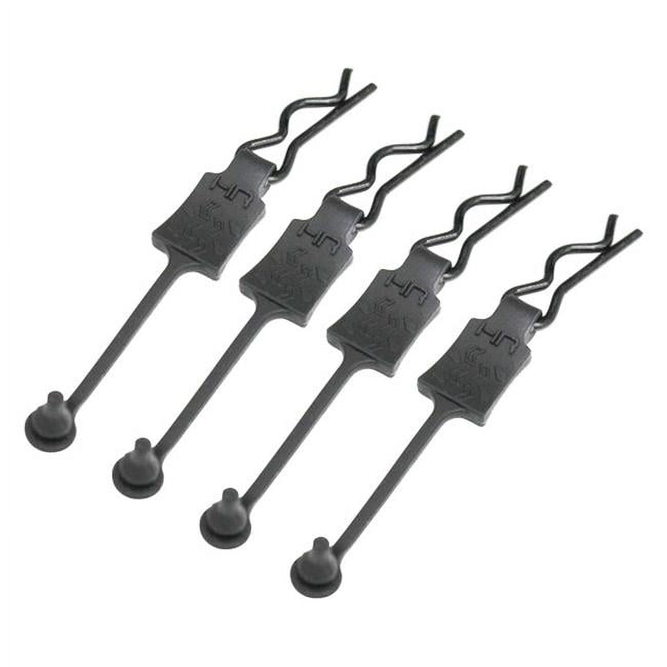 Hot Racing HRABWP39E01 Body Clip Retainers for 0.125 Scale, Black ...