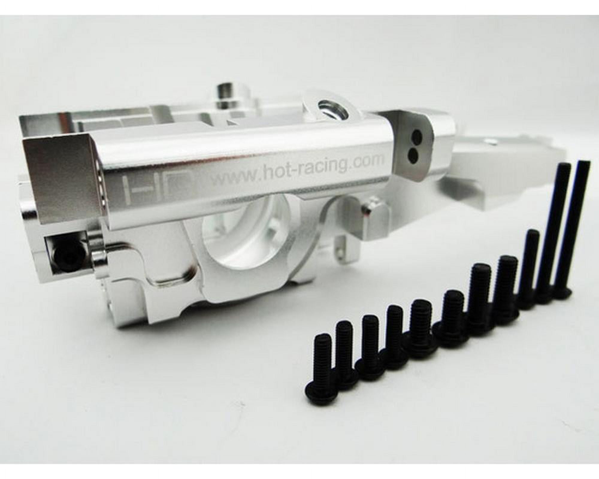 Hot Racing Secure Lock Rear Bulkhead 1/10 Revo Silver Upgrade Parts ...