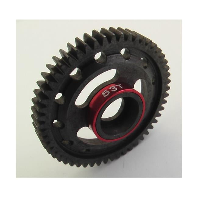 Hot Racing SVXS853 Steel Spur Gear (53t)(Red) - 1/16 Traxxas - Walmart.com