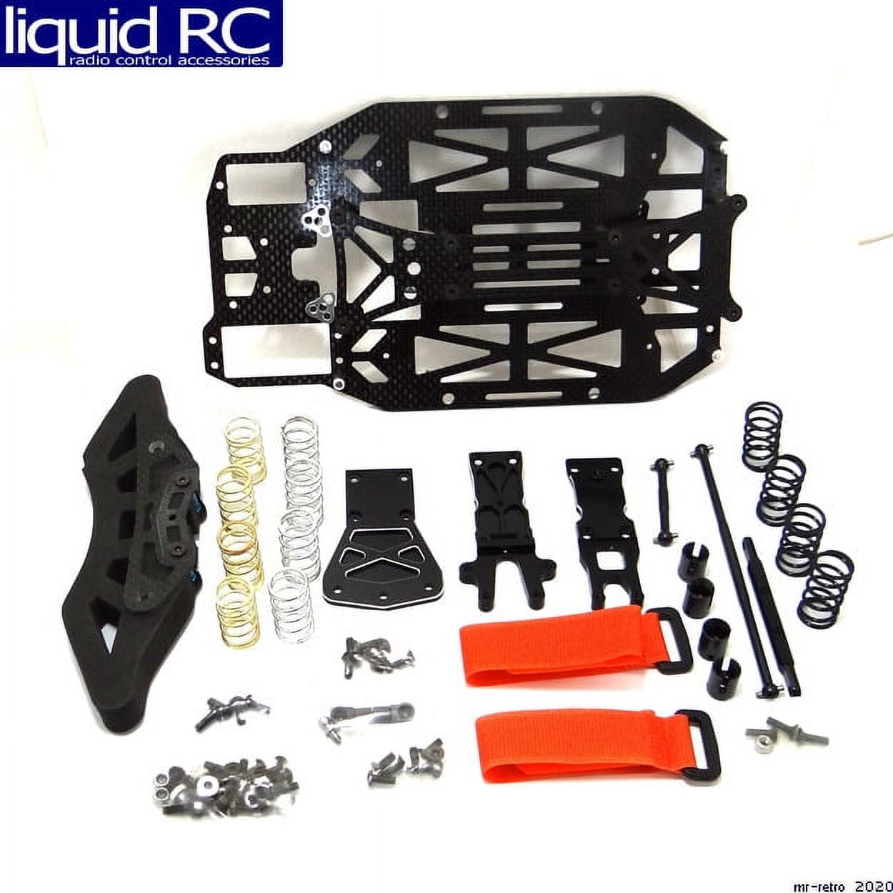 Hot Racing VXS16GS 1/16 Rally Graphite Chassis 200mm Sedan Conversion ...