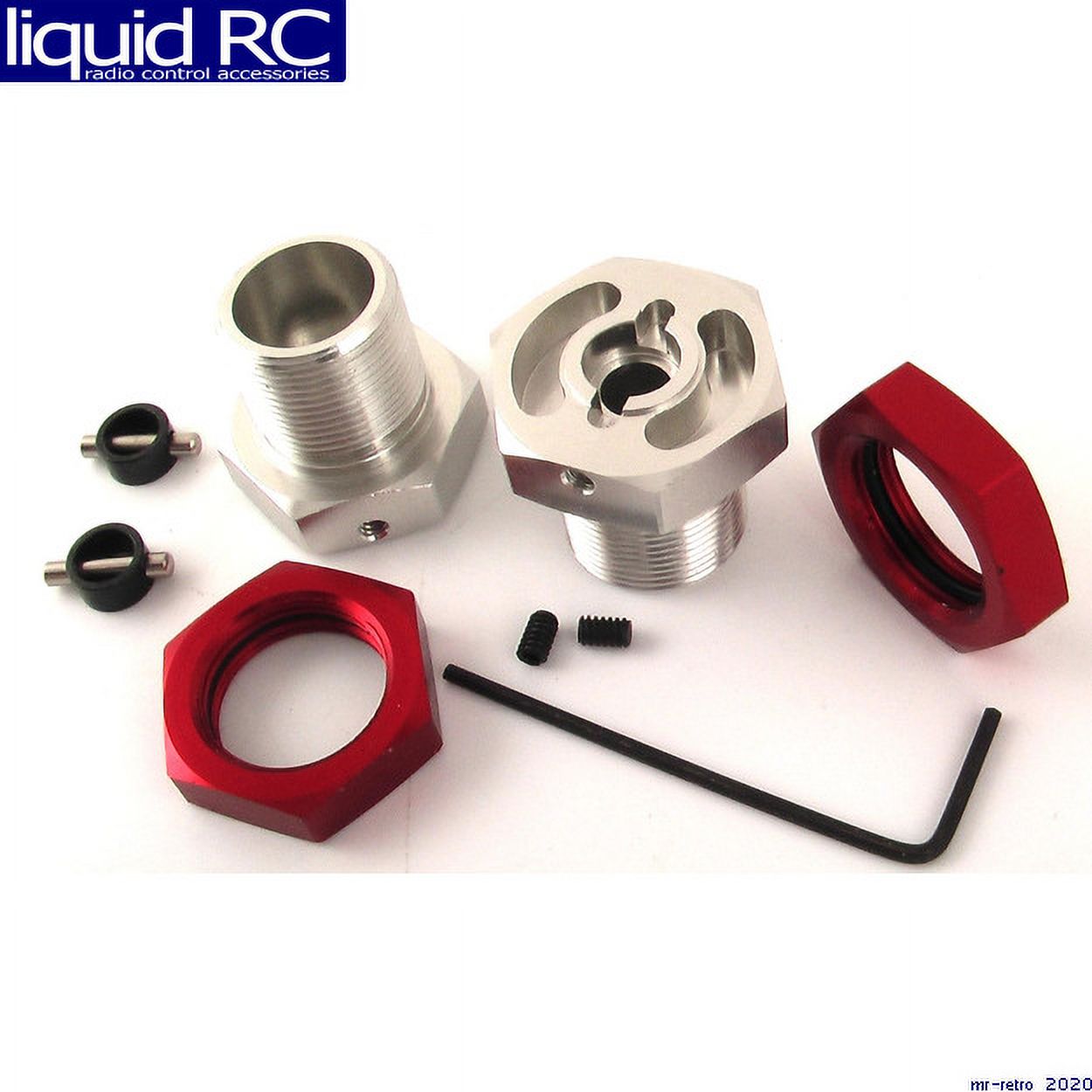 Hot Racing WH40102 Red 23mm Wheels hub for 40 Series - Walmart.com