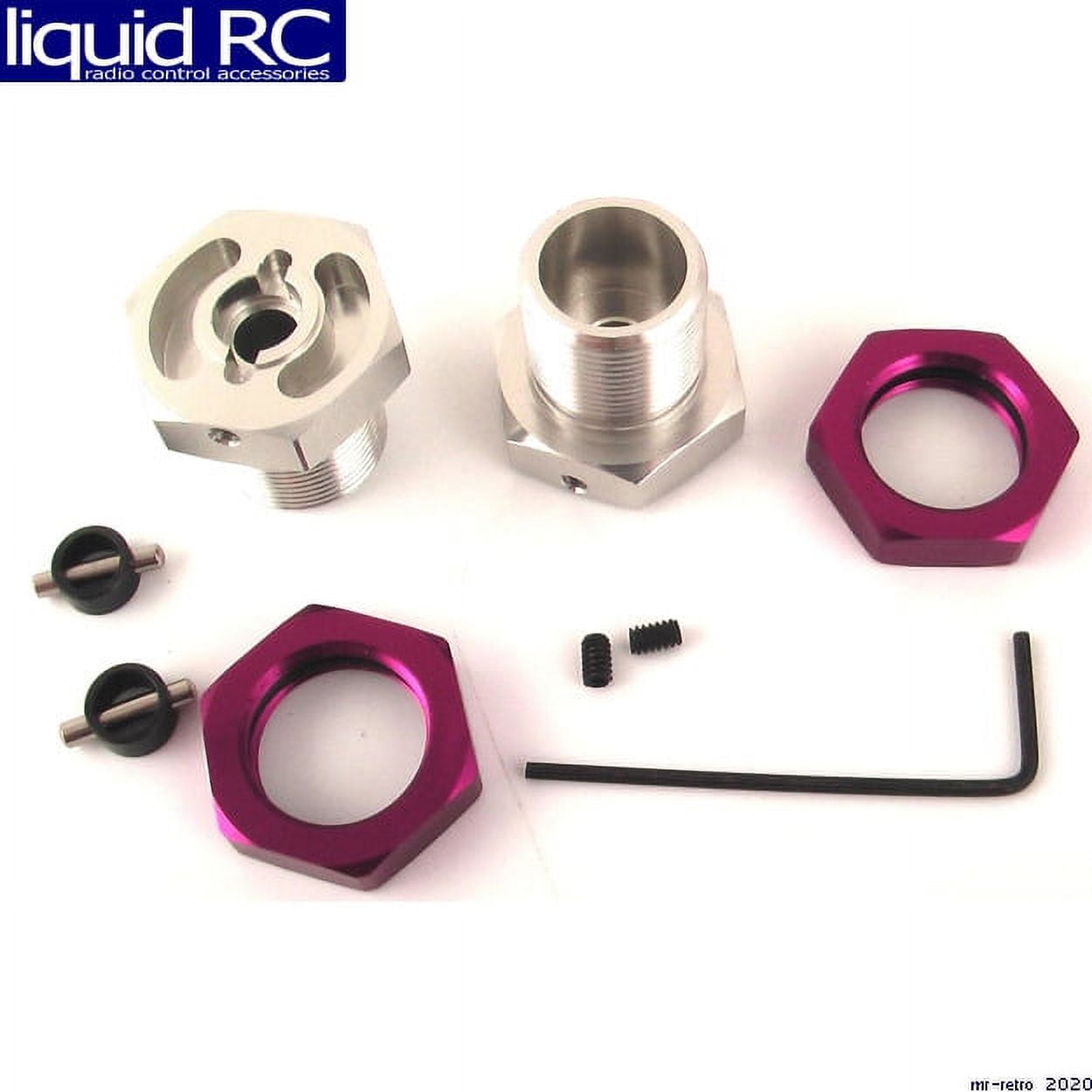 Hot Racing WH40107 Purple 23mm Wheels Hub for 40 Series - Walmart.com
