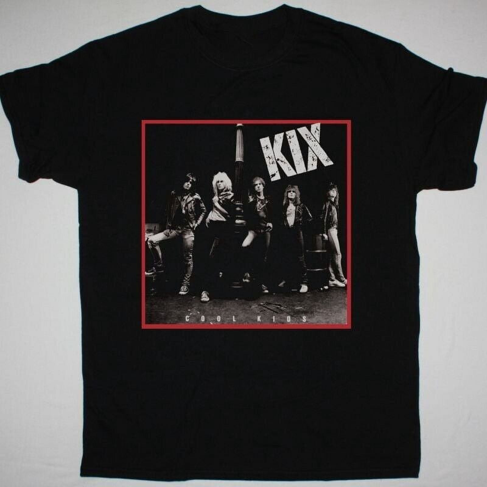 Hot Rare Kix Band T-shirt Black Color Cotton Gift For Fan - Walmart.com