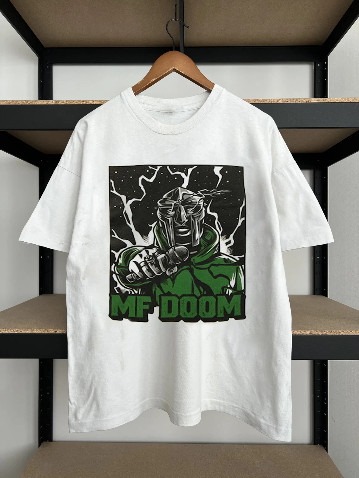 Hot Rare MF Doom Tribute Short Sleeve White Tee, MF Doom Tribute Shirt ...