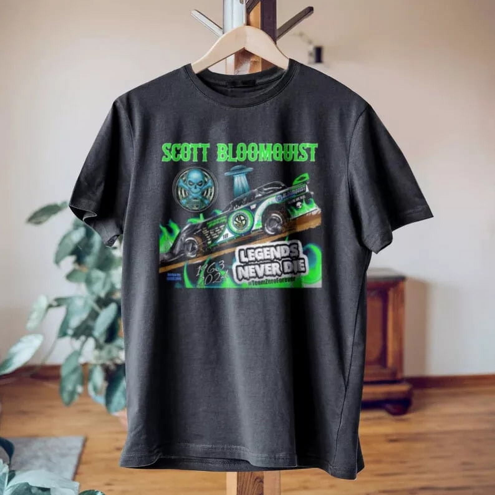 Hot Rare NEW SCOTT BLOOMQUIST 1963-2024 Gift For Fan Black t-Shirt ...