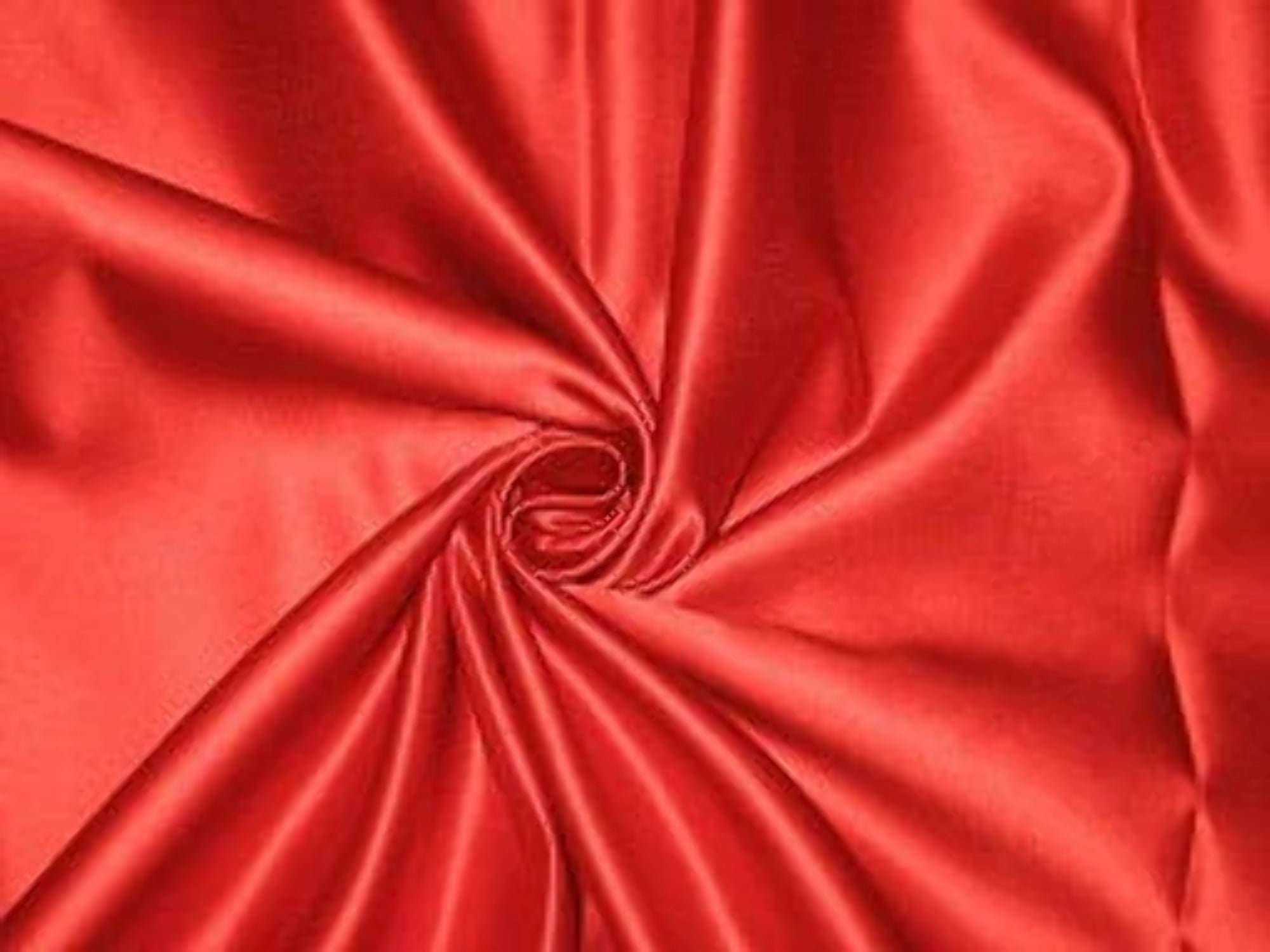 Hot Red colour Silk Dutchess Satin fabric 58" wide - Walmart.com