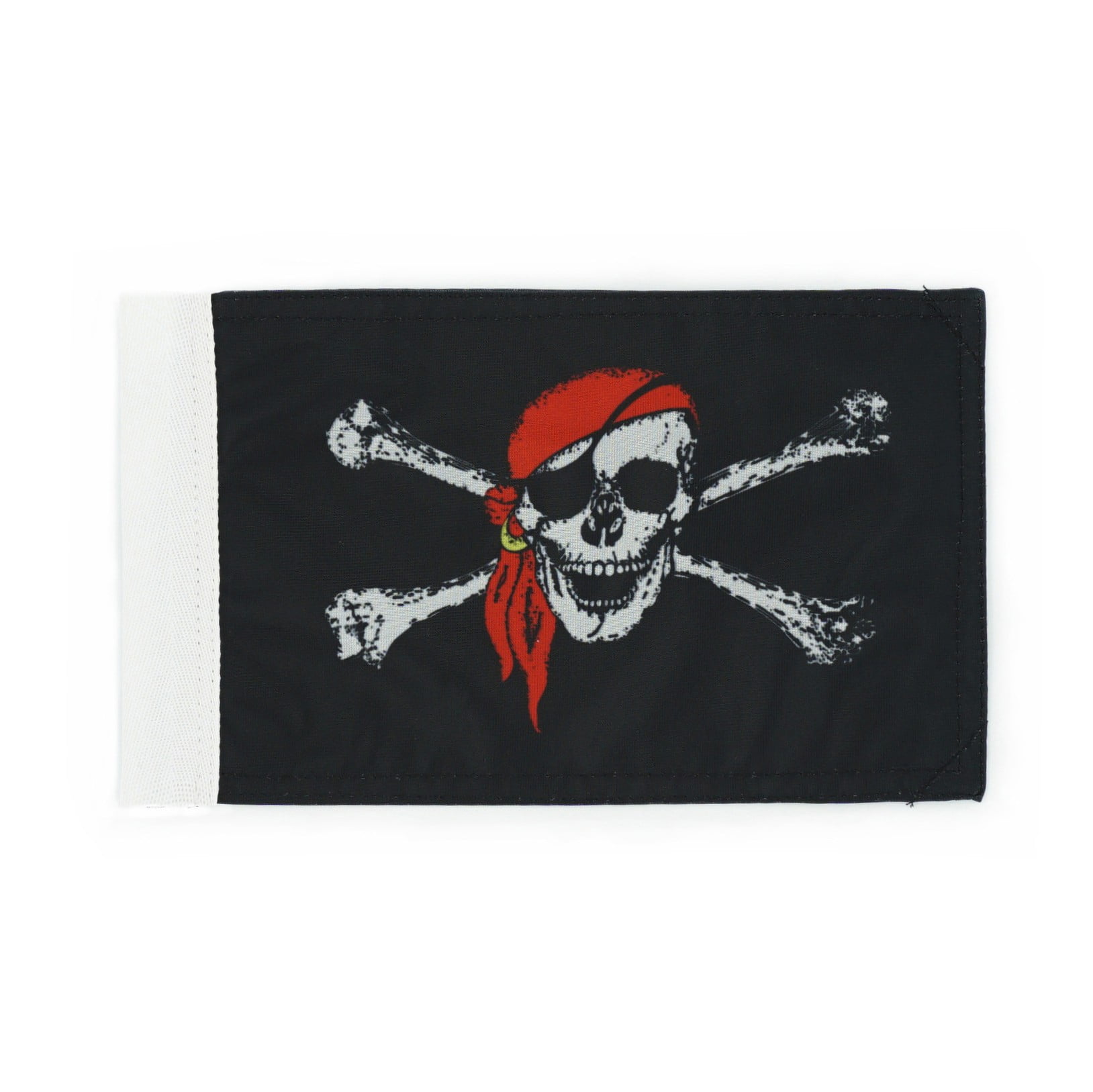 Hot Rides Durable Sleeve Boat Car Motorcycle Flag Pirate Skull Red ...