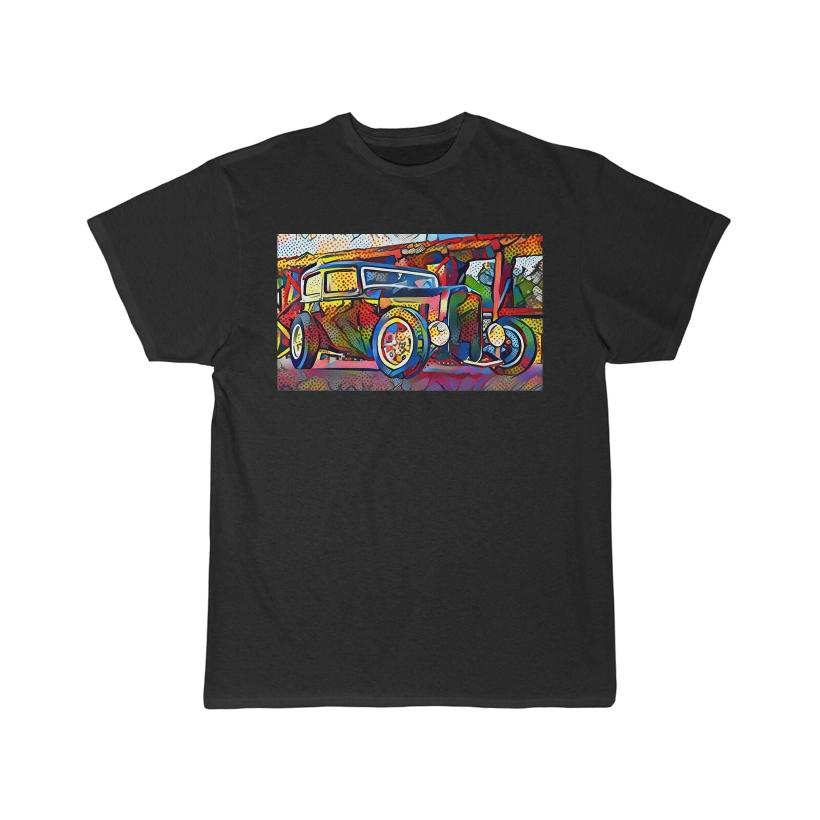 Hot Rod 50's Pop Art Men's Short Sleeve Tee - Walmart.com