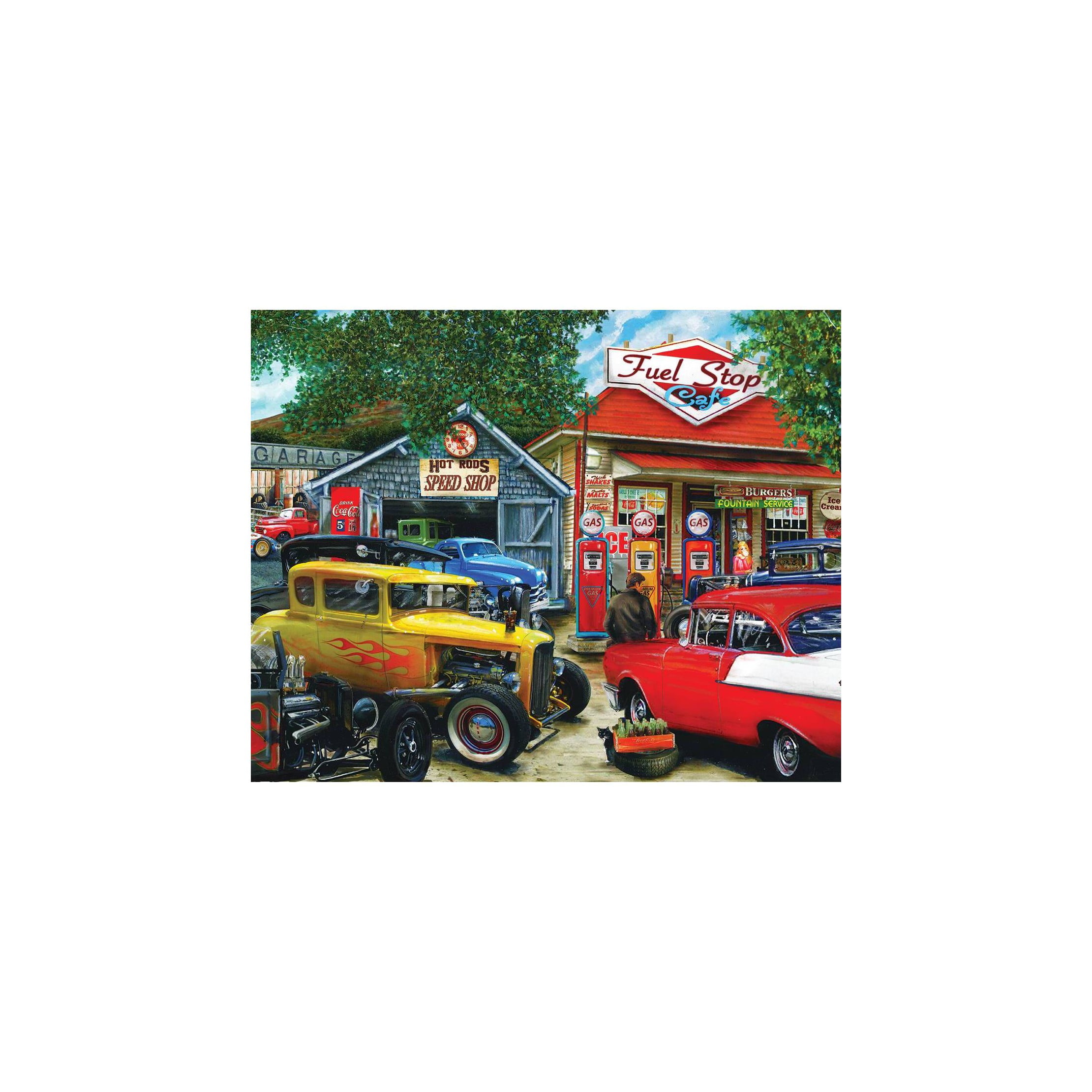 Hot Rod Cafe Jigsaw Puzzle - 1000pc - Walmart.com