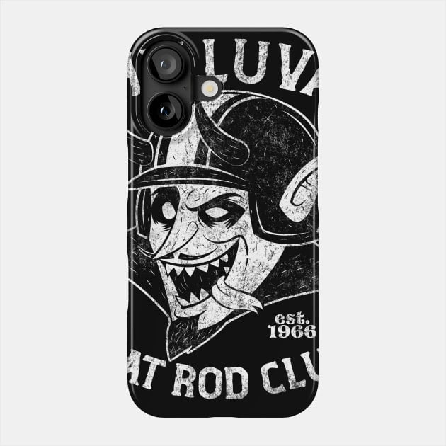 Hot Rod Club Retro Garage Art Phone Case Compatible across iPhone 11-17 ...