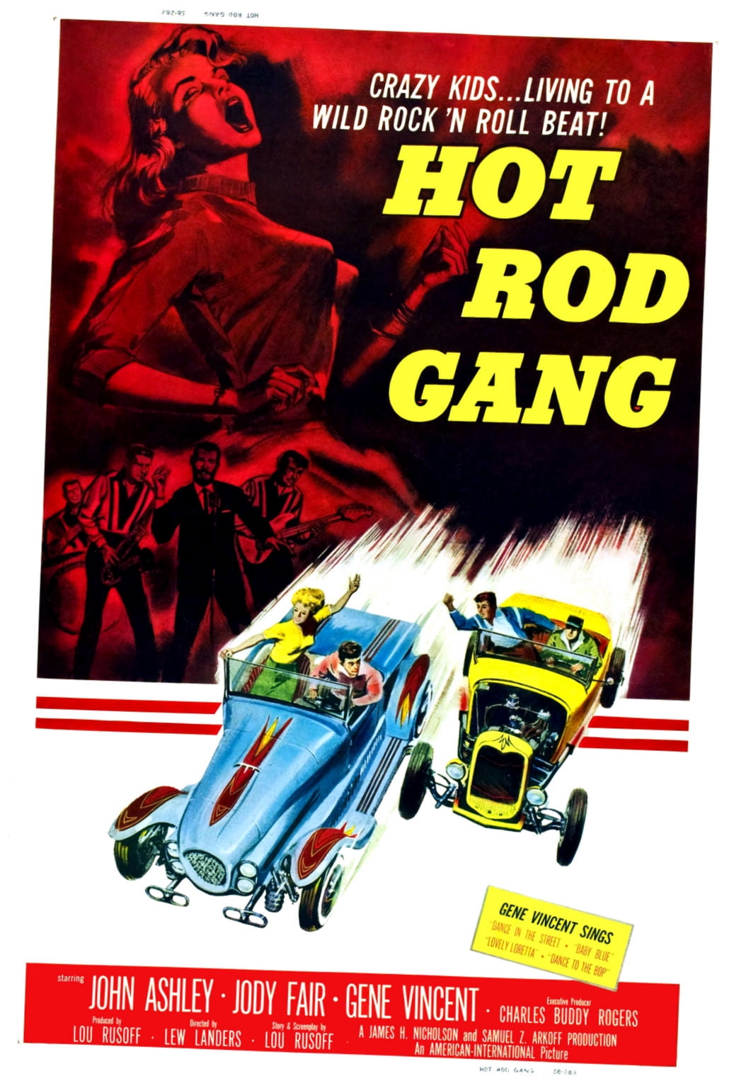 Hot Rod Gang Movie Poster Metal Sign 8Inx 12In Metal Print 8x12 Square ...
