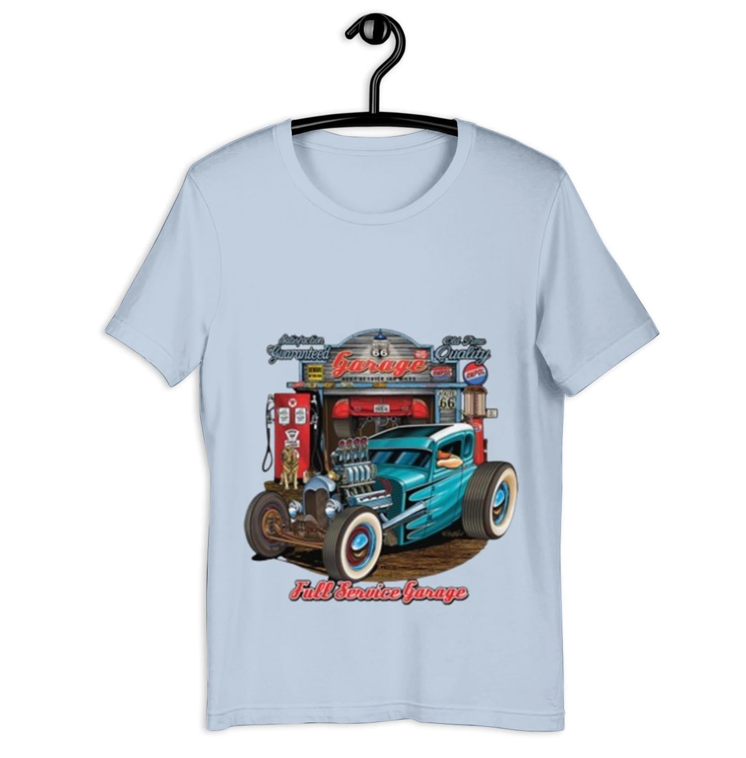 Hot Rod Garage Long Sleeve Sweatshirt Historic Route 66 Old School Drag ...