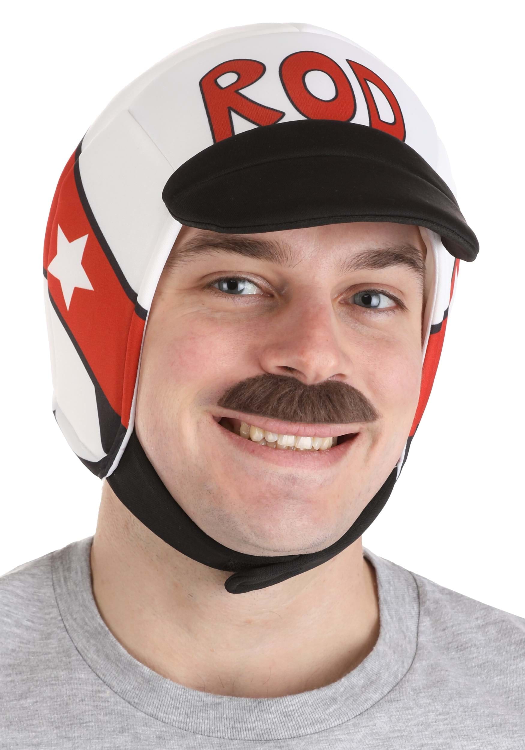 Hot Rod Men's Hero Helmet & Moustache Costume Kit - Walmart.com