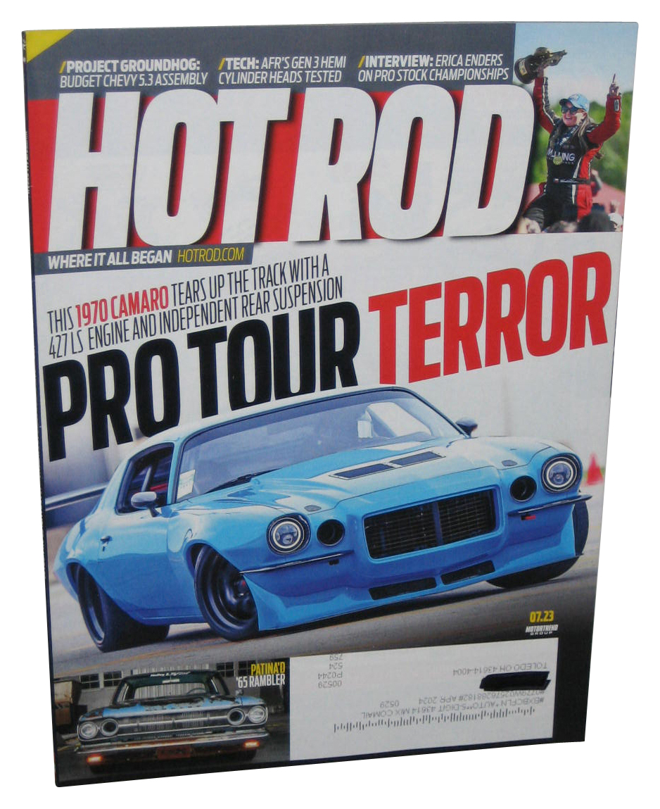 Hot Rod Pro Tour Terror 1970 Camaro Cover July 2023 Magazine Book ...