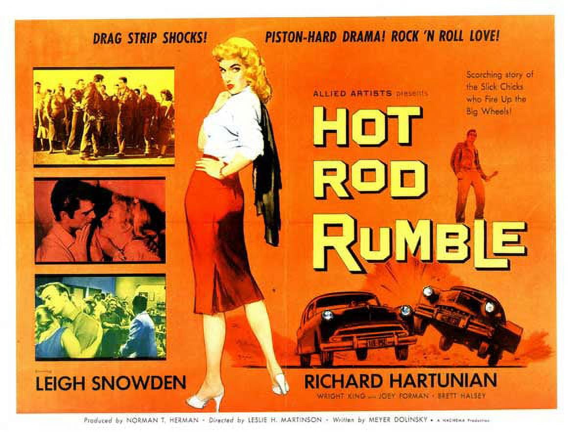 Hot Rod Rumble - movie POSTER (Style A) (30" x 40") (1957) - Walmart.com