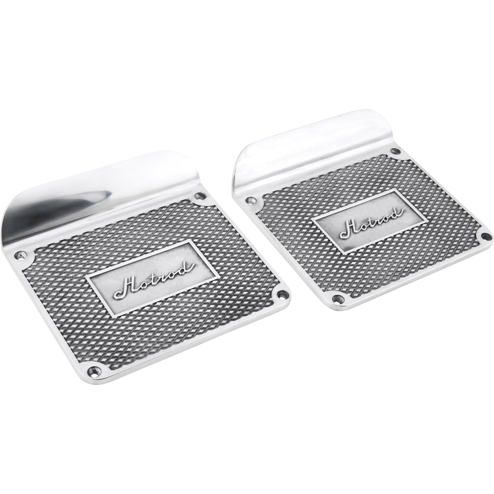 Speedway Motors Polished Aluminum Hot Rod Step Plates, Diamond Pattern ...