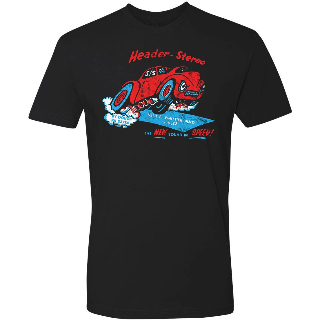 Hot Rod T Shirt 100% Cotton Retro Art Speed Shop Garage Header Stereo ...