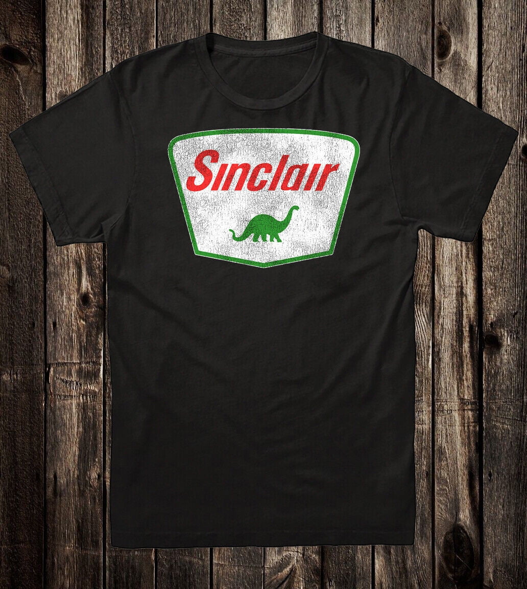 Hot Rod T Shirt Tee Nostalgia Gas Oil Drag Race Sinclair Dino Crest ...