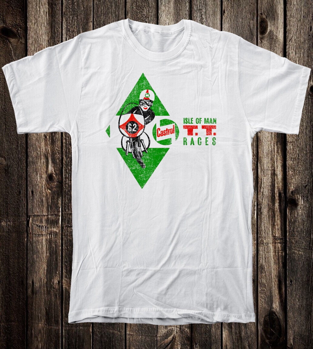 Hot Rod Tee T Shirt Drag Race Racing Nostalgia Castrol Oil TT ...