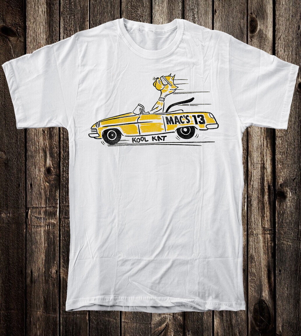 Hot Rod Tee T Shirt Drag Race Racing Speed Shop Mac's 13 Kool Kat Air ...