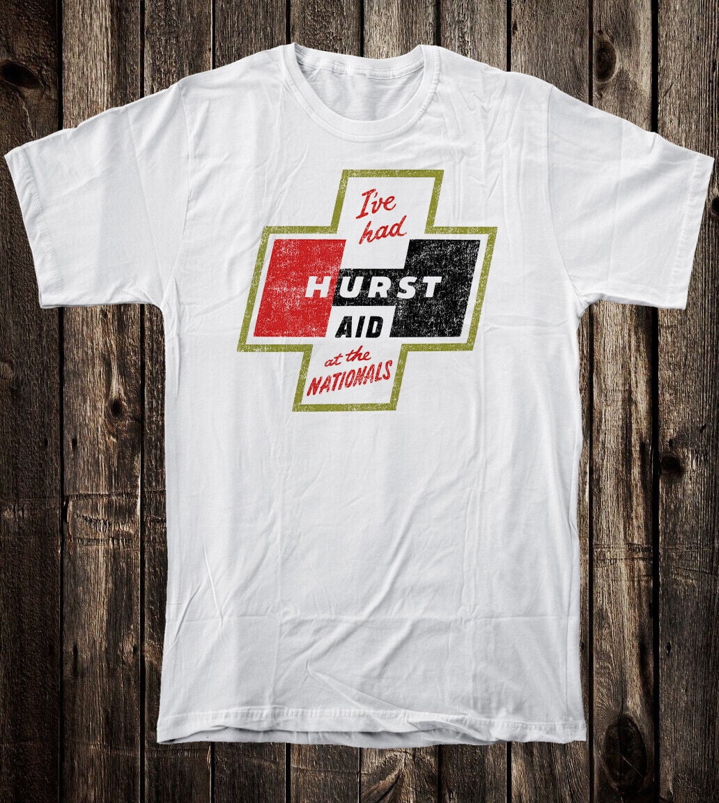Hot Rod Tee T Shirt Drag Race Racing Vtg Hurst Floor Shifter Aid ...