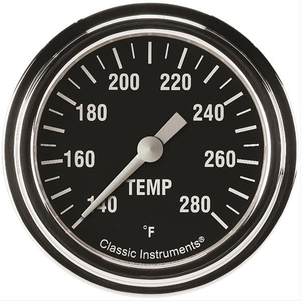 Classic Instruments Hot Rod Temperature Gaug e 2-5/8 Full Sweep ...