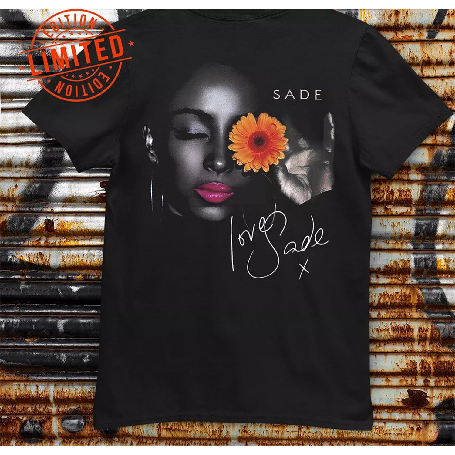 Hot Sade Adu Singer T shirt Black Heavy Cotton Men Size S M L 234XL ...