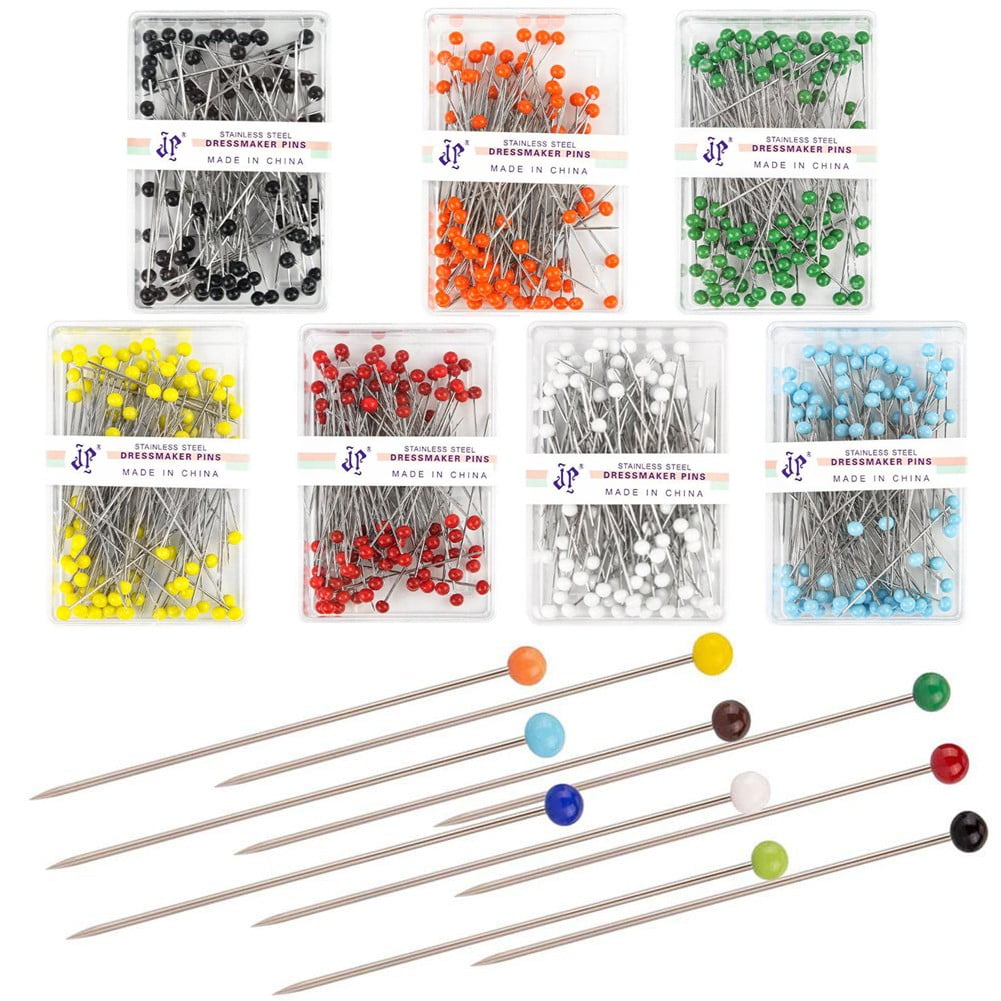 Hot Sale 100Pcs Sewing Pins 45mm Pearl Ball Head Push Pins Straight ...