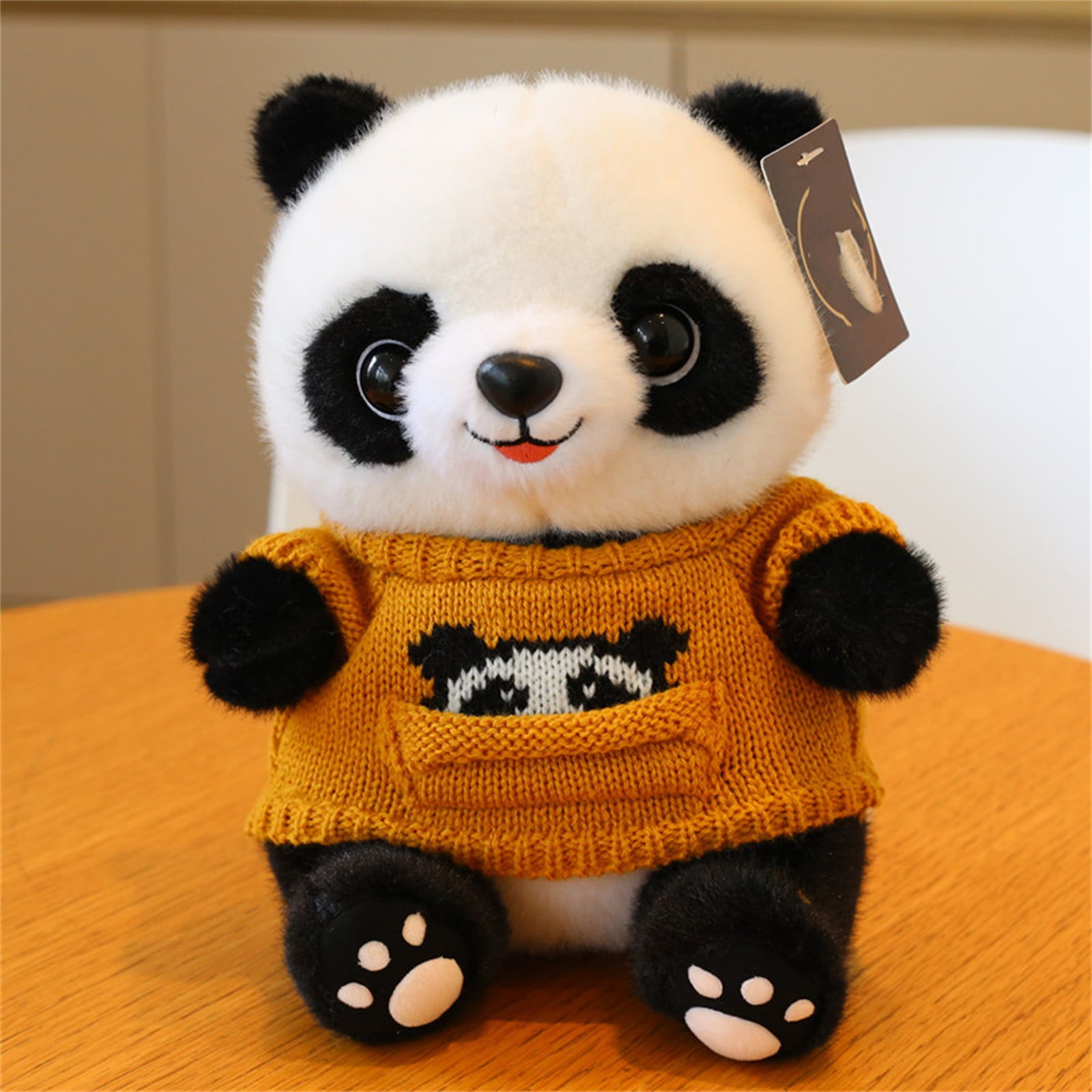 Cute Sitting Panda Stuffed Animals Plush Dolls,Soft Panda Plush Toy ...