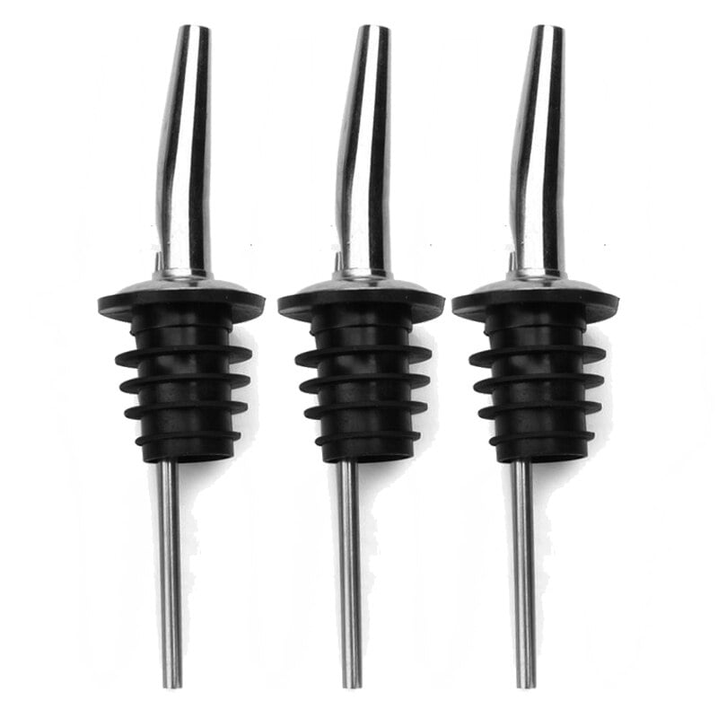 Hot Sale 1Pcs Stainless Steel Liquor Spirit Pourer Flow Wine Bottle ...