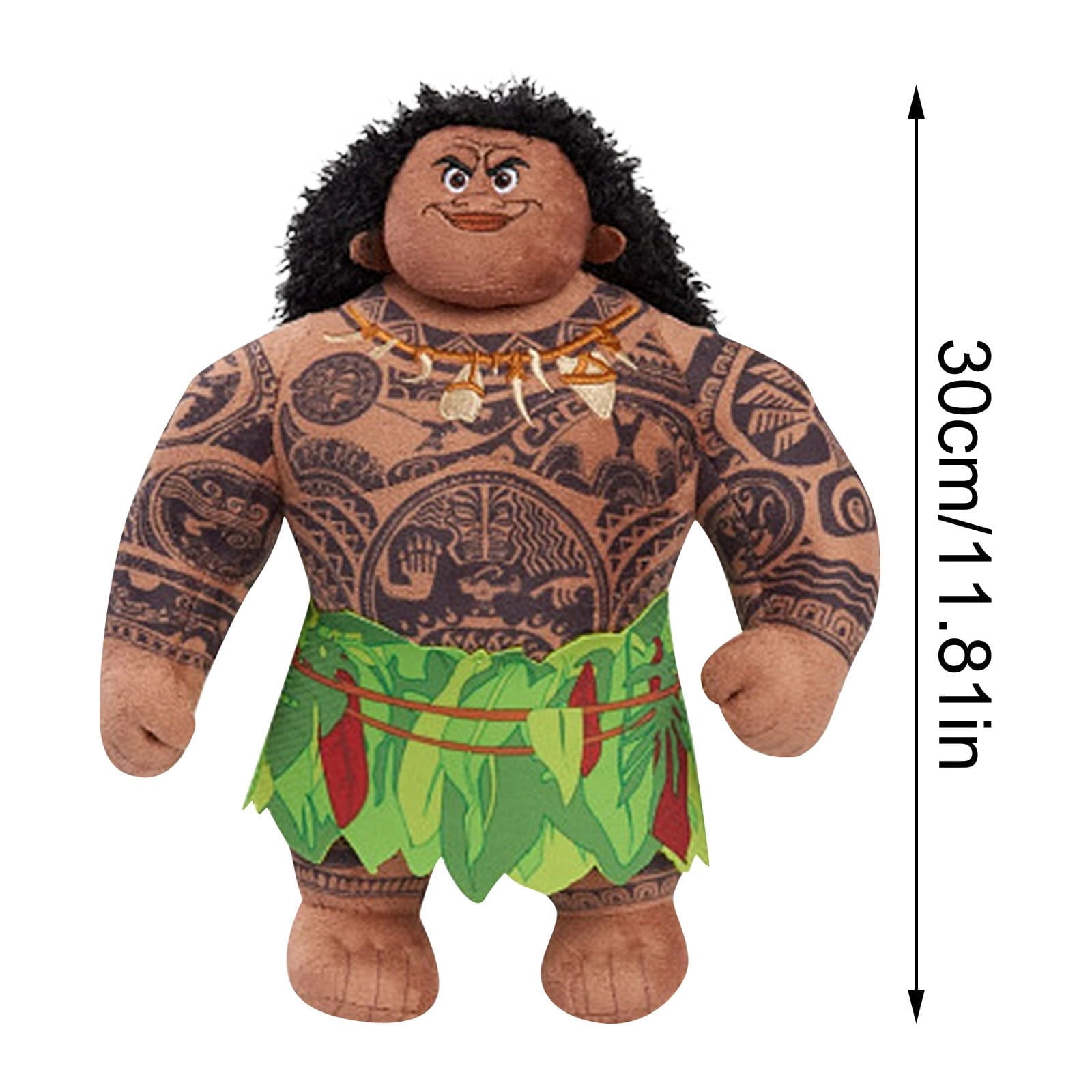 Hot Sale 2025 New Moana Maui Tattooed Demi God 11 81" Plush Soft Doll ...