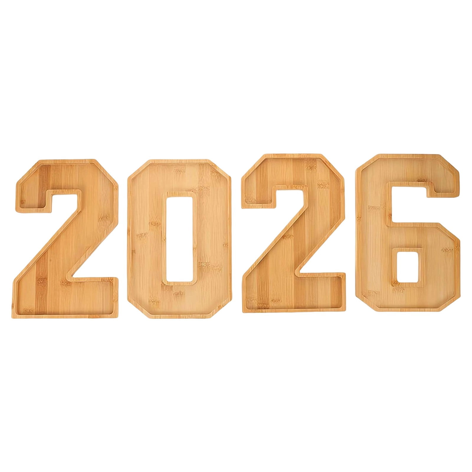 Hot Sale! 2026 Charcuterie Numbers Fillable, Wooden Number Charcuterie ...