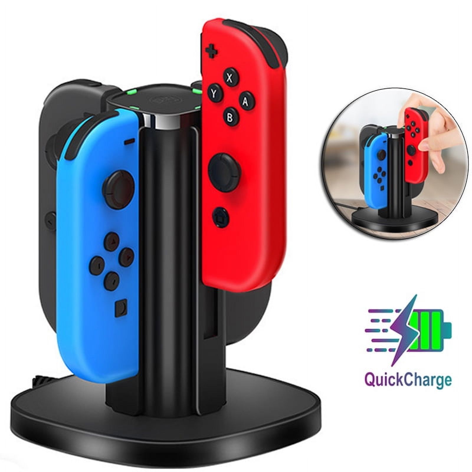 Hot Sale 4 in 1 Game Charger Dock Station for Nintend Switch Joycon ...