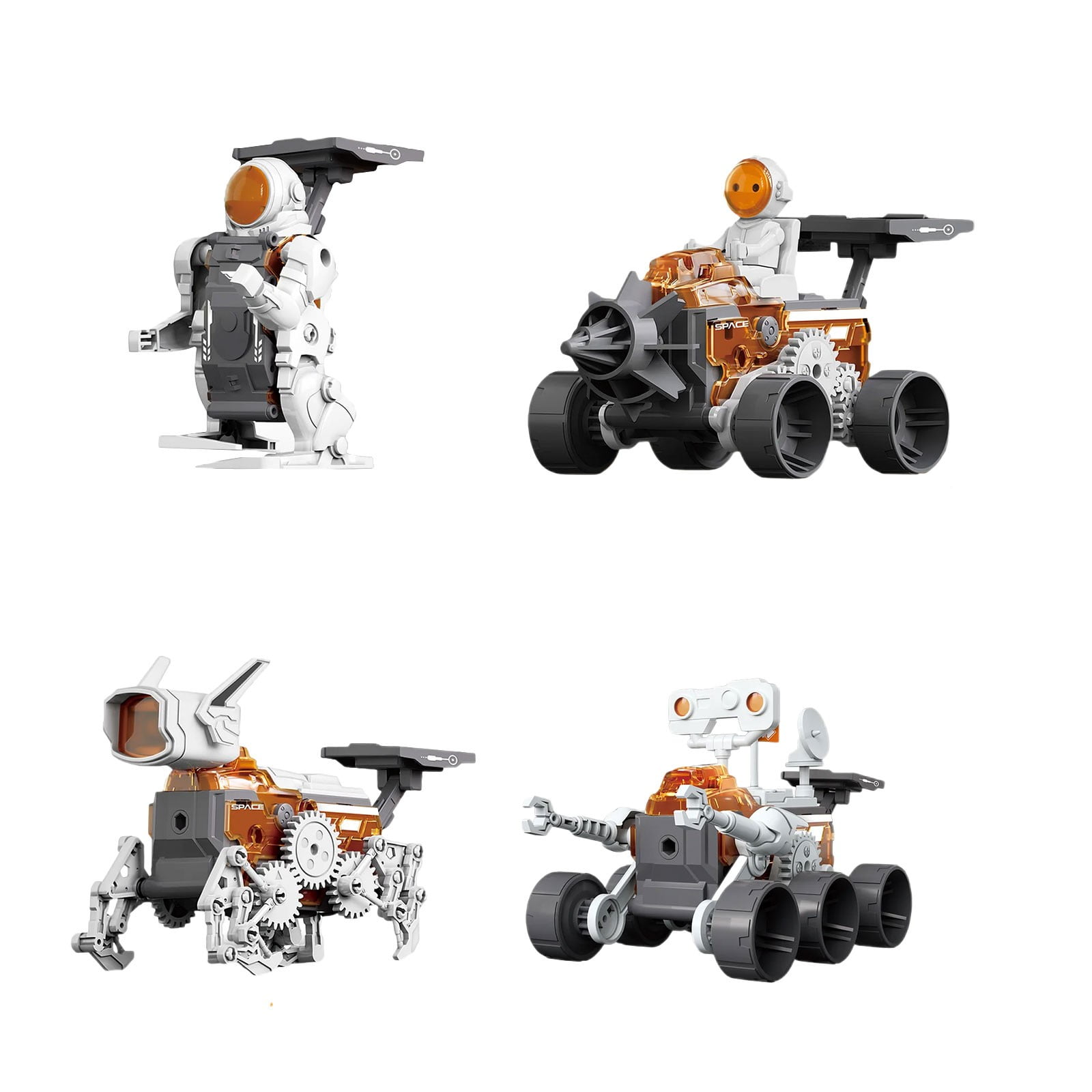Hot Sale! 4-in-1 Solar Power Robots Creation Toy，Educational Experiment ...