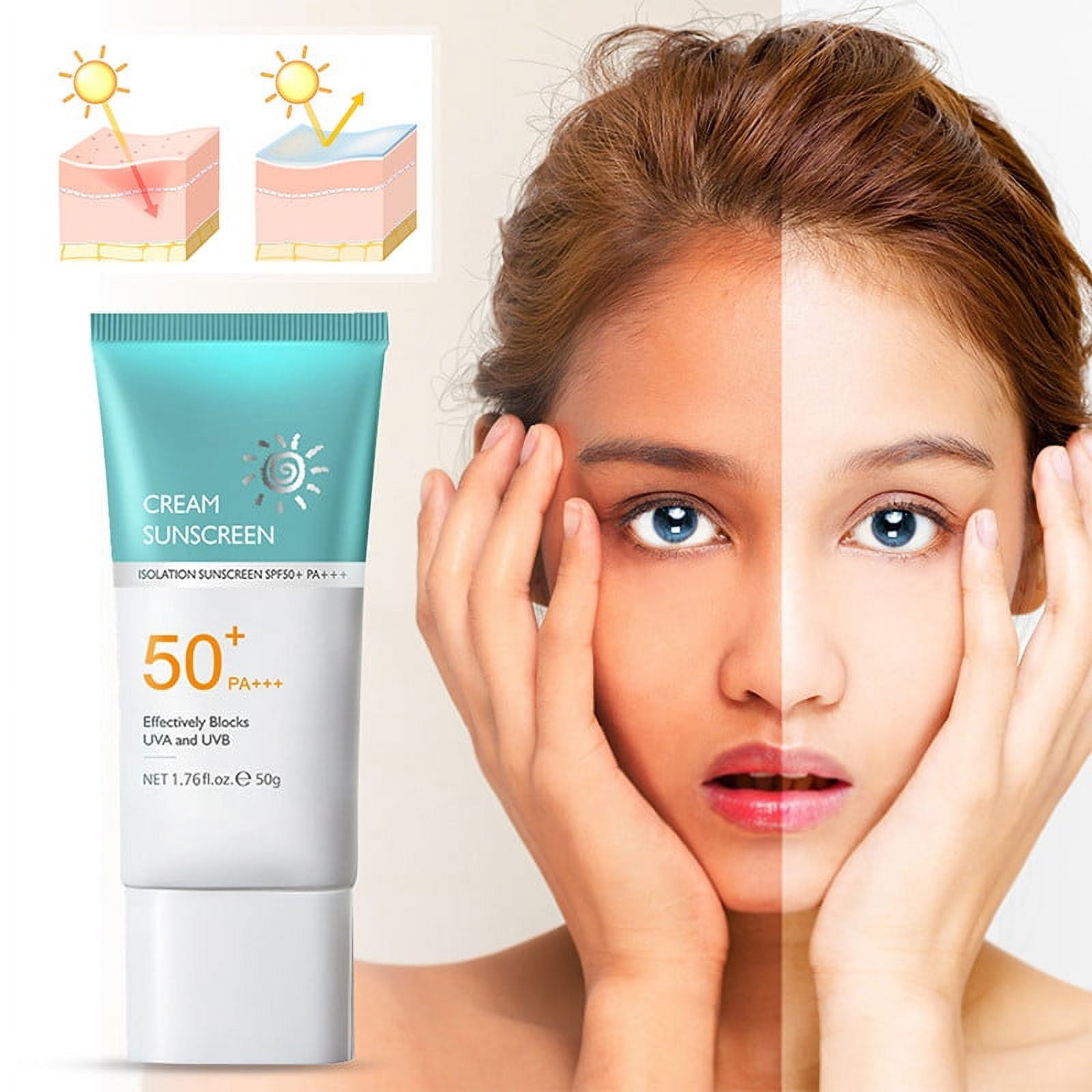 Hot Sale! 50+ Women Sunscreen – Safe, Natural Sunblock For Women ...