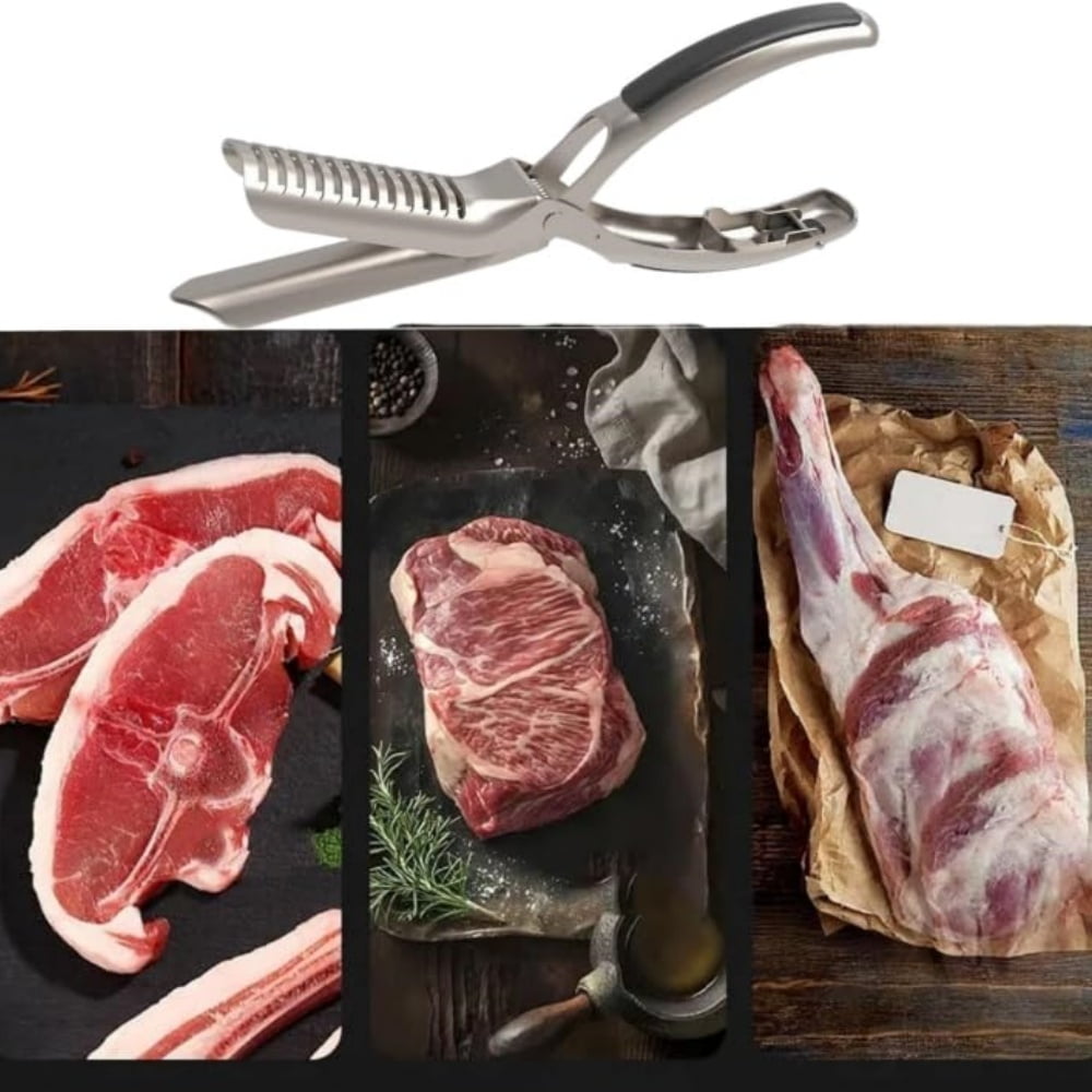 Hot Sale! 8.7" Rib Prep Tool, Rib Membrane Remover Stainless Steel Tool ...